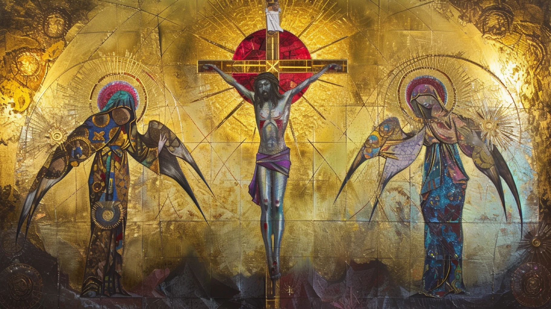 Roman_Catholic_depiction_of_crucifixion_on_mount_t1131f_02931 ...