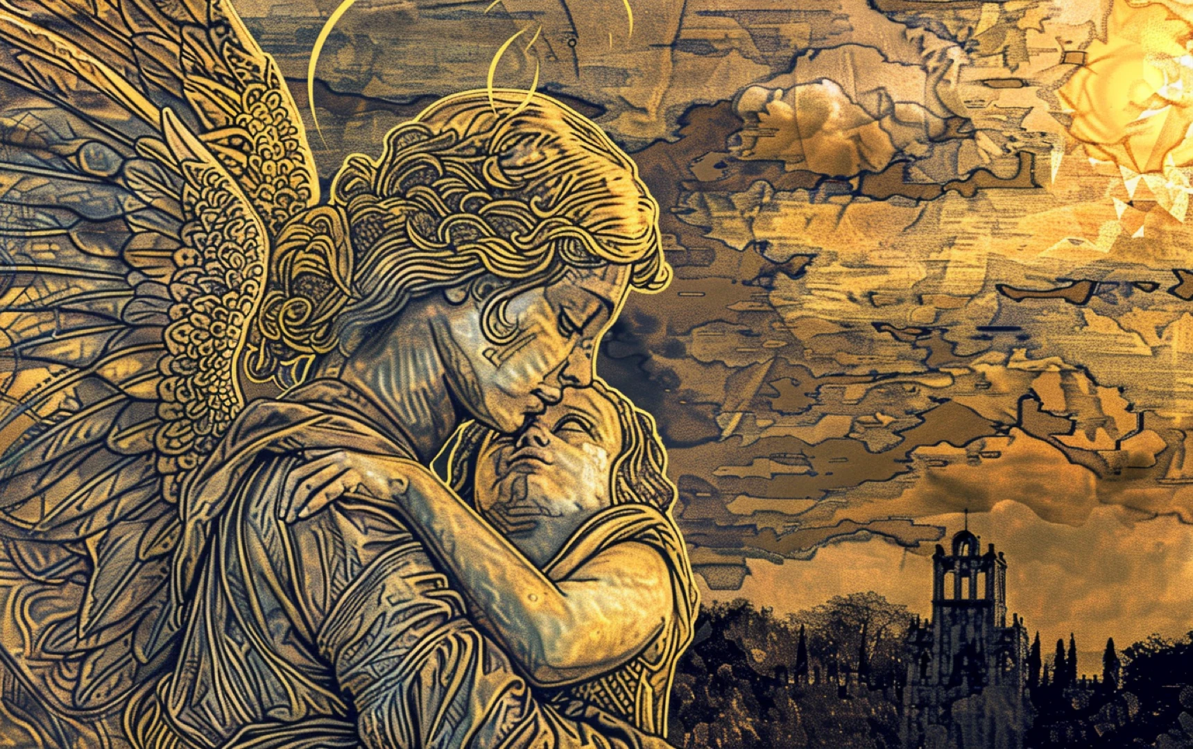 Szene_eines_Erzengels_mit_einer_divine_vision_zu9d275_02987 | Christian ...