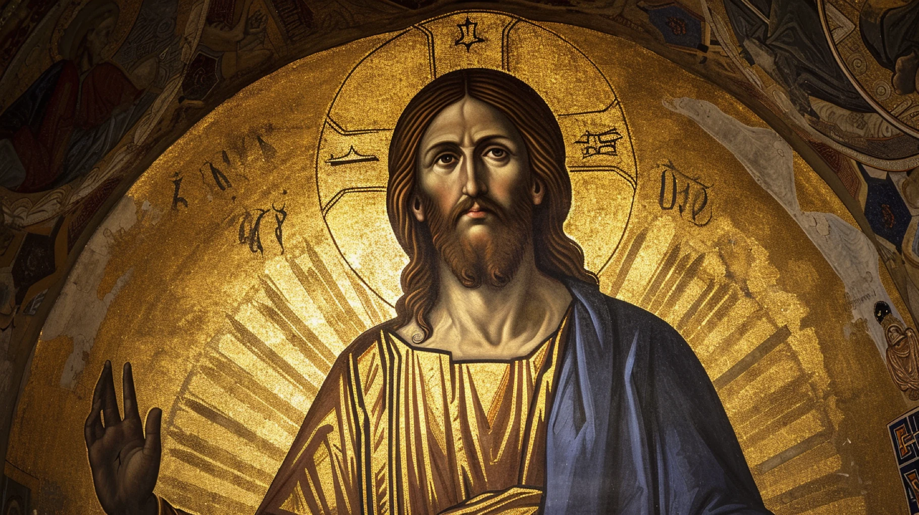 schilderij_van_Jezus_Christus_in_de_stijl_van_Michelangcf169_01571 ...