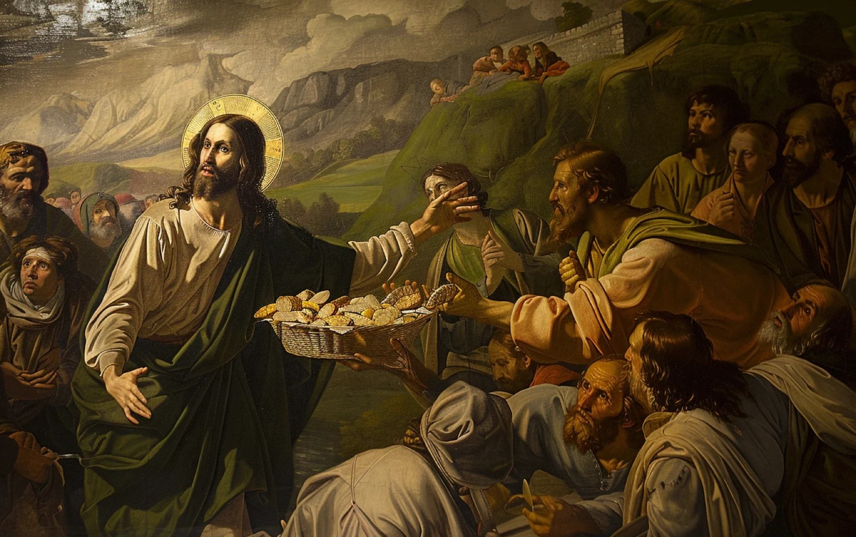 painting_of_Jesus_feeding_the_5_000_in_the_style_of4d68a01605 ...