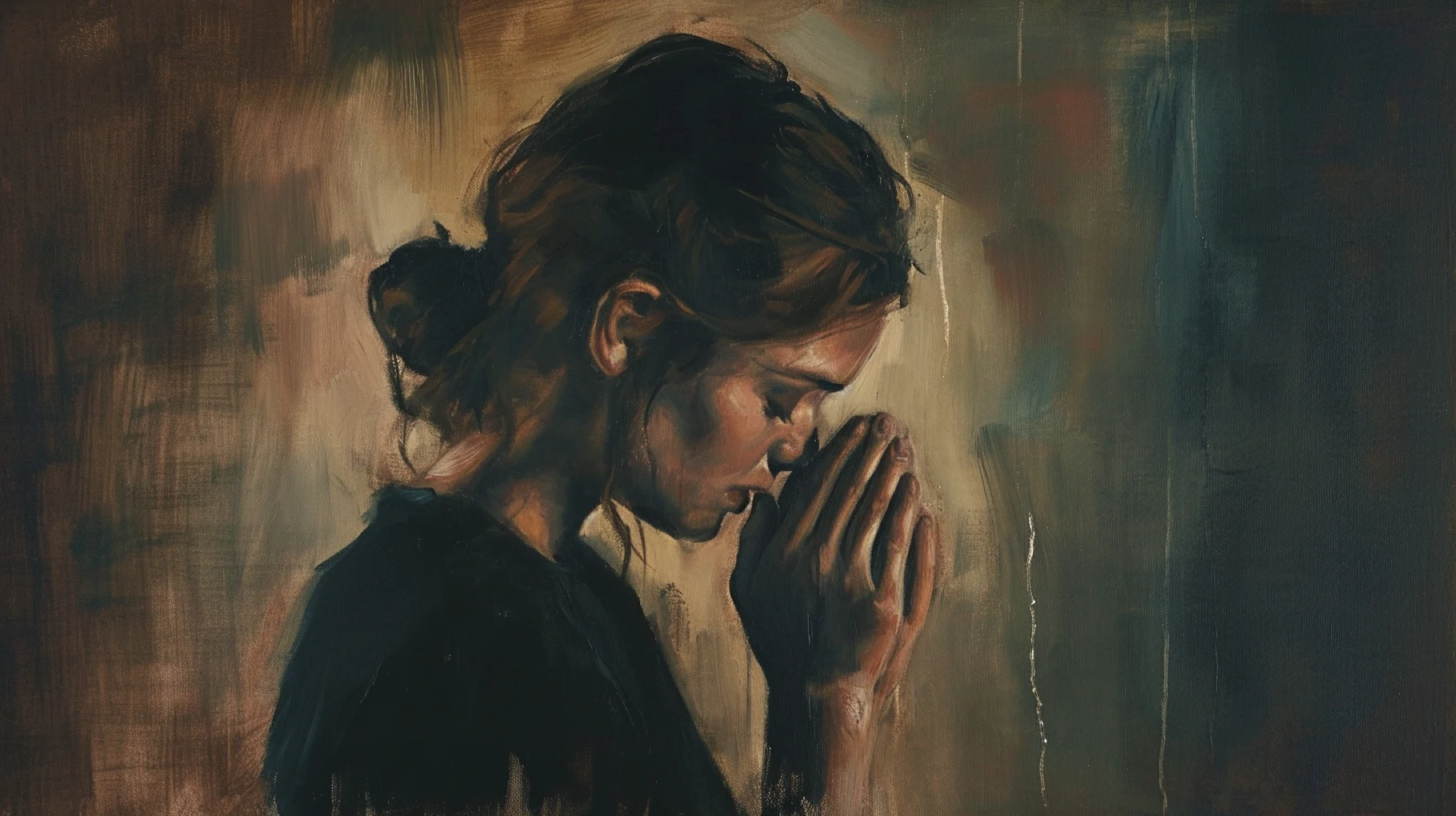painting_of_a_young_girl_praying_fervently_in_the__0c55f01302 ...